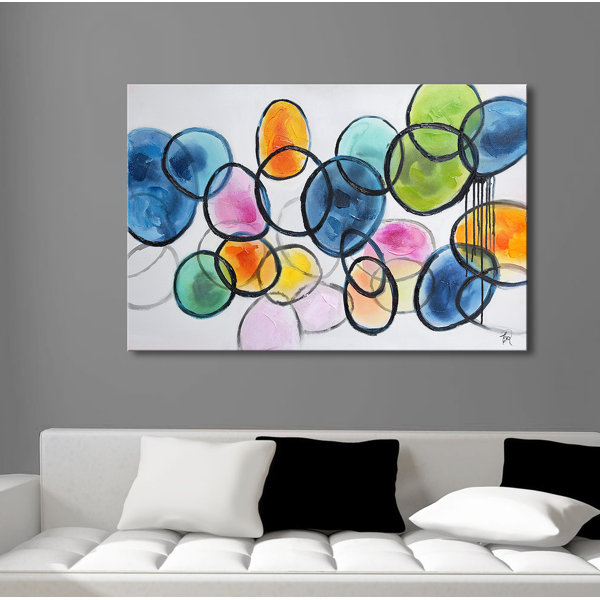 Ebern Designs Abstrakt von E. Ramirez - Gemälde auf Leinwand drucken | Wayfair.de